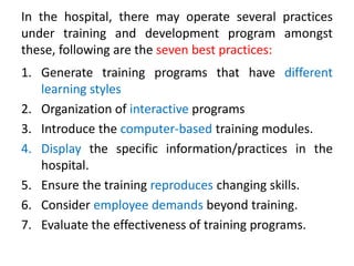 Education and training program in the hospital.pptx