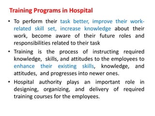 Education and training program in the hospital.pptx