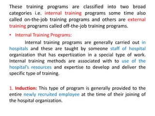 Education and training program in the hospital.pptx
