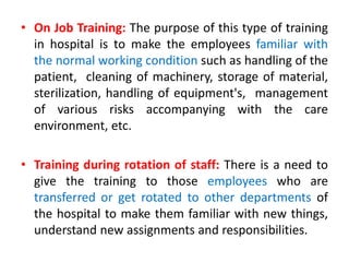 Education and training program in the hospital.pptx