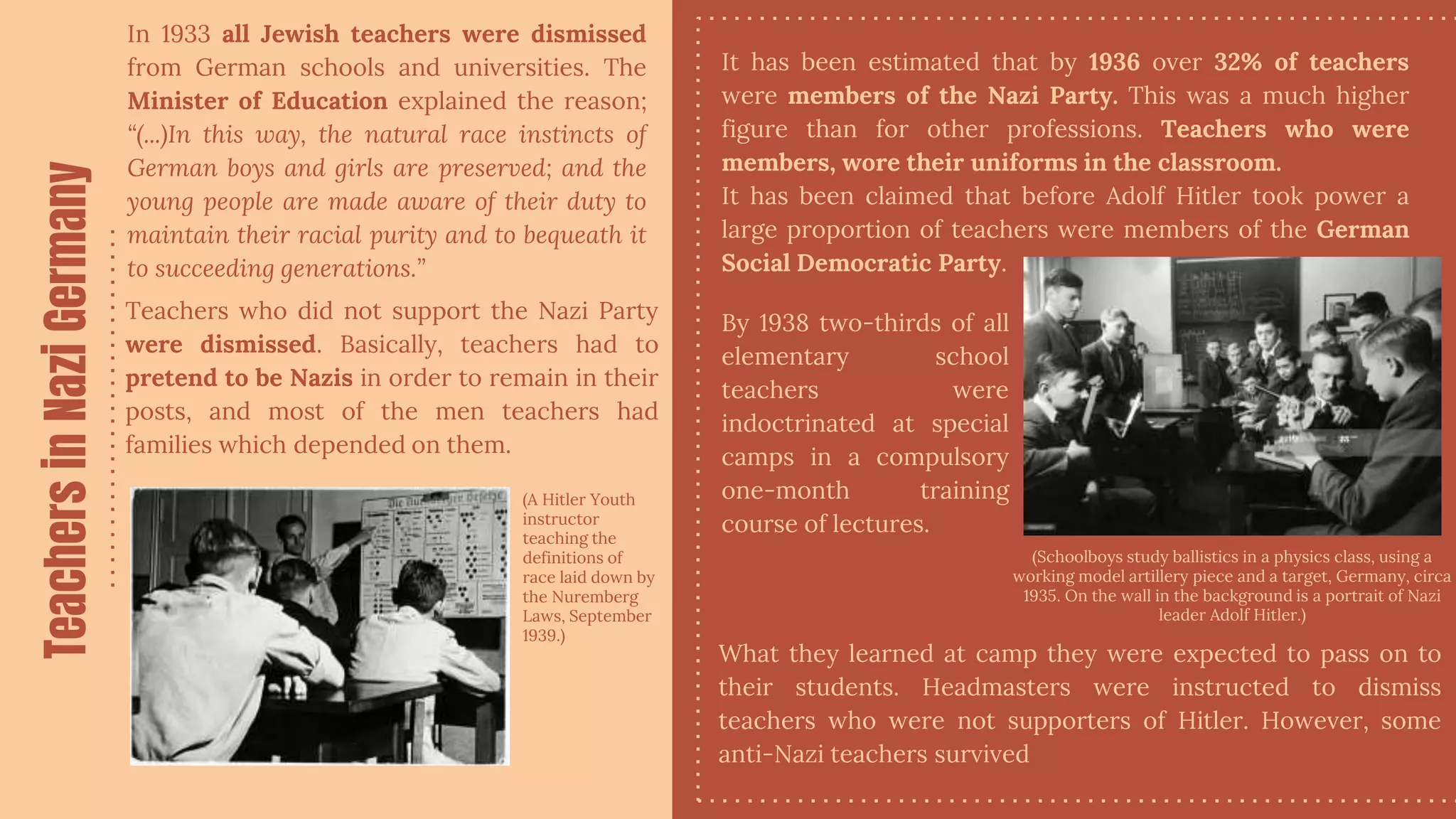 Education and young people, nazi germany | PPTX