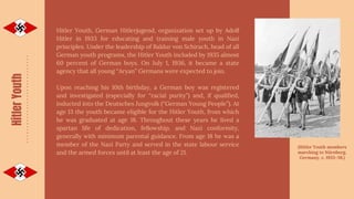 Education and young people, nazi germany | PPTX