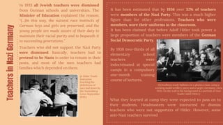 Education and young people, nazi germany | PPTX