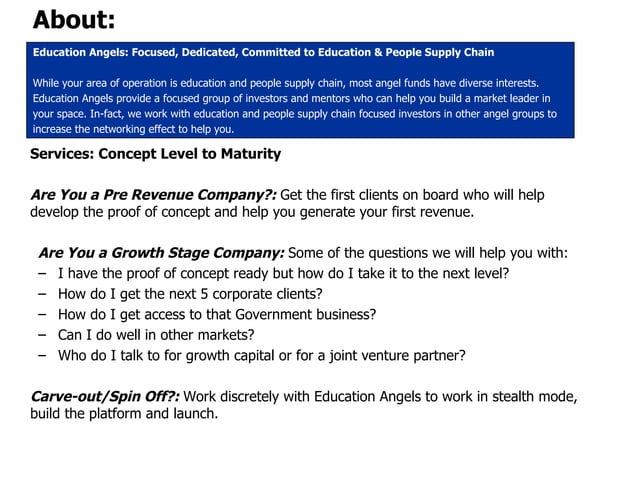 Education Angels Ver 1.0 | PPT