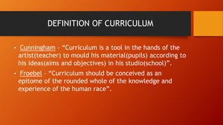 School & Curriculum | PPTX