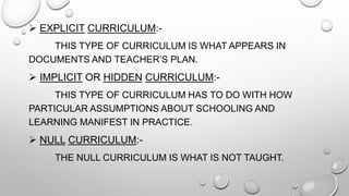 School & Curriculum | PPTX | Primary Education | Education