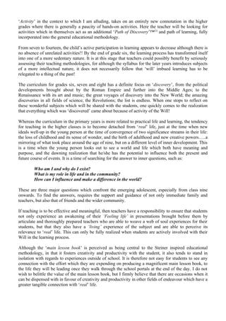 Education as an Art - Experiential Learning in Steiner Schools | PDF