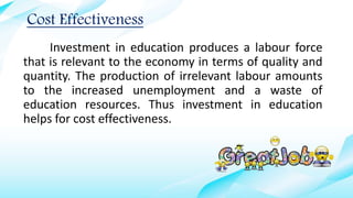 Education as an investment | PPTX