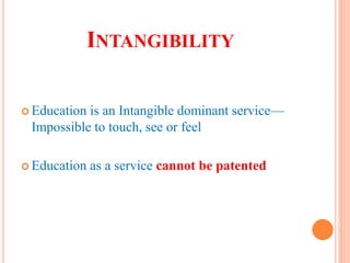 Education as service sector | PPTX