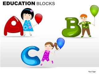 Education blocks powerpoint presentation templates | PPT
