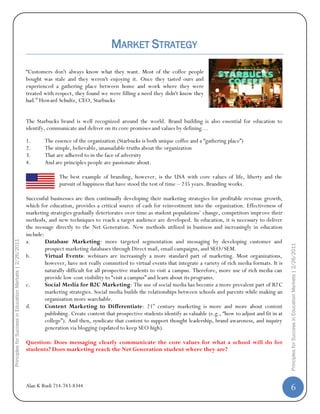 Education Business Strategy Report | PDF