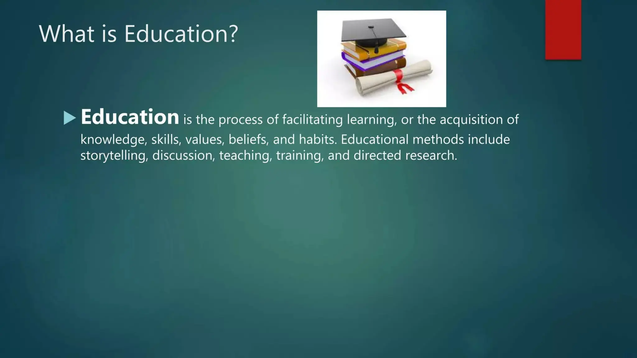 Education by Byron Stevens.powerpoint slides | PPT