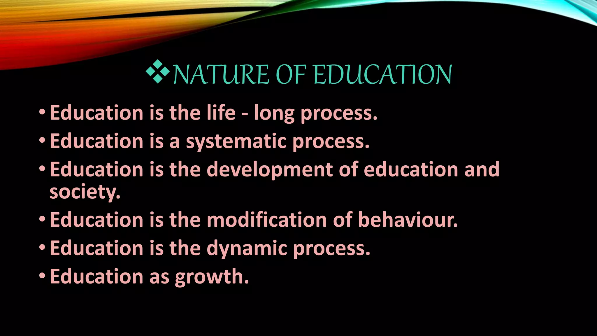 CONCEPT OF EDUCATION. | PPTX