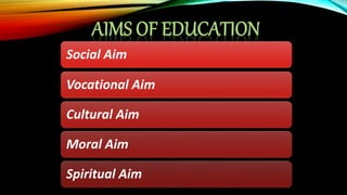 CONCEPT OF EDUCATION. | PPTX