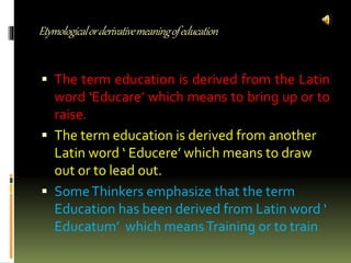 Education concept | PPTX