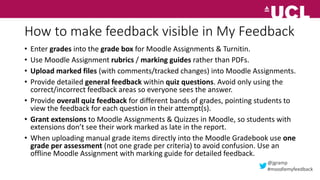 Moodle My Feedback - Education conference 2018 | PPT