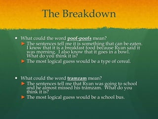 Education context clues by: David Morrow | PPTX