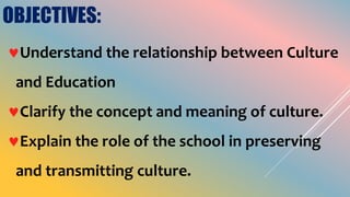 Education & Culture Change | PPTX