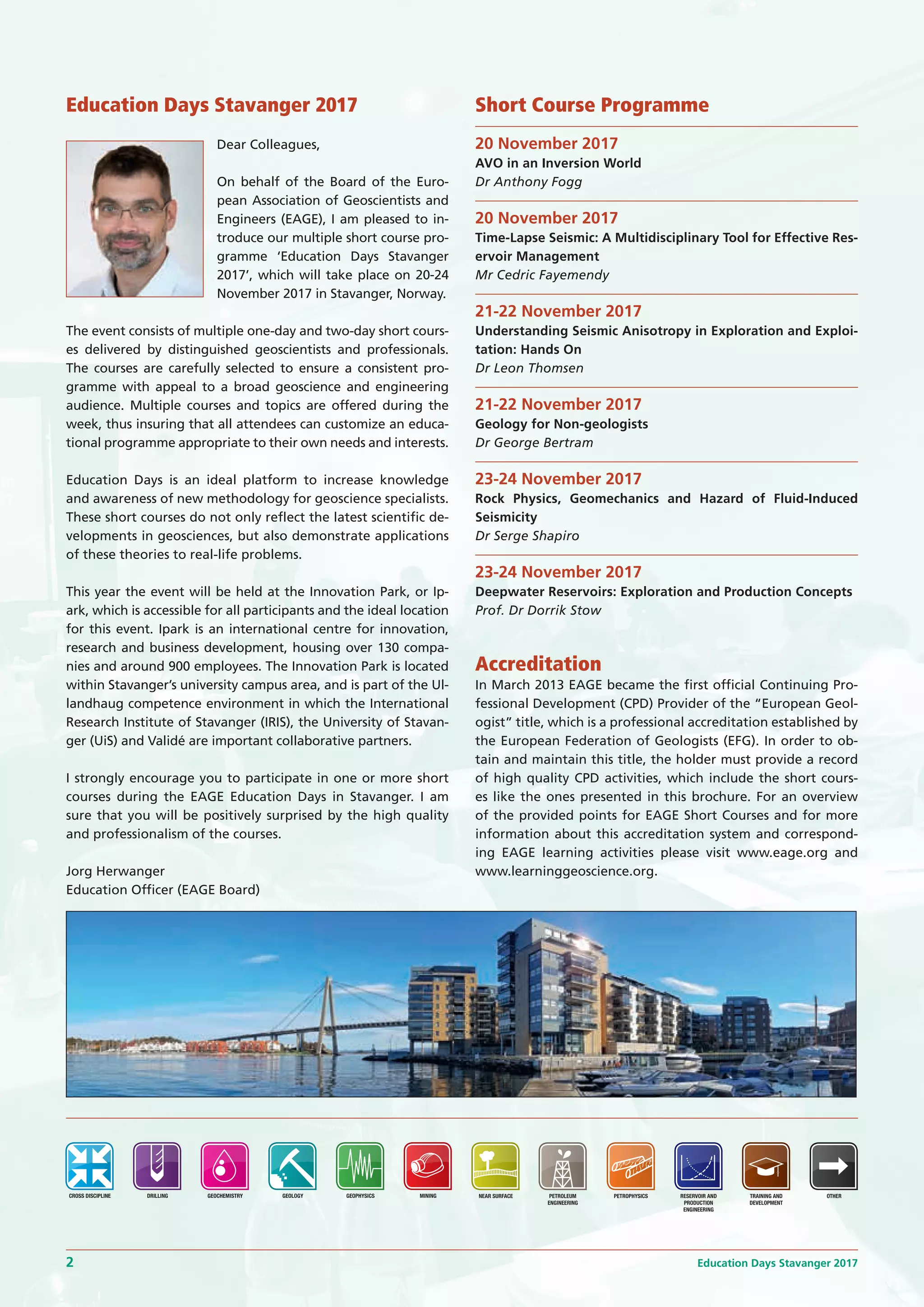 EAGE Education days Stavanger 2017 (20-24 Nov) | PDF