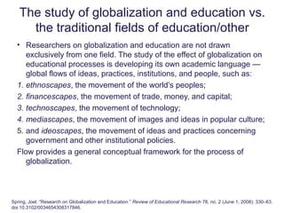 Competence and education development in the globalization perspective | PPT