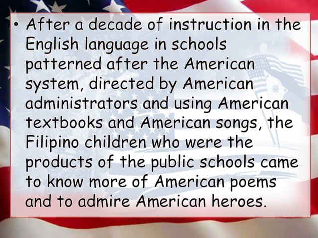 Education during american regime | PPT