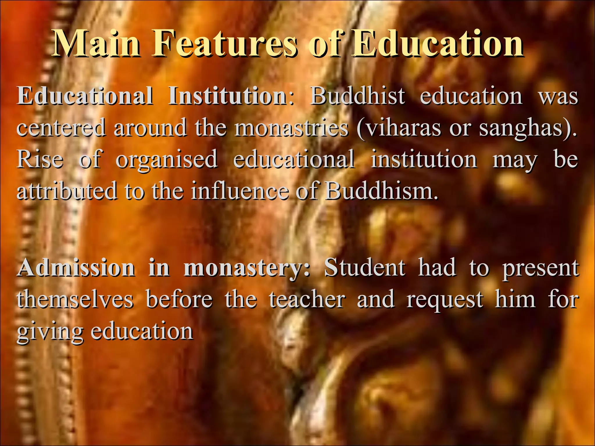 Buddhist Education System in India | PPT