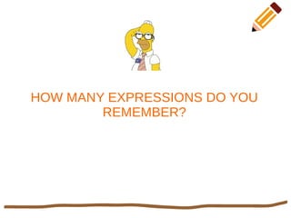 Education expressions | PPT