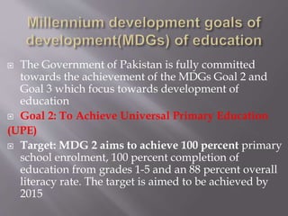 Education of Pakistan. | PPTX