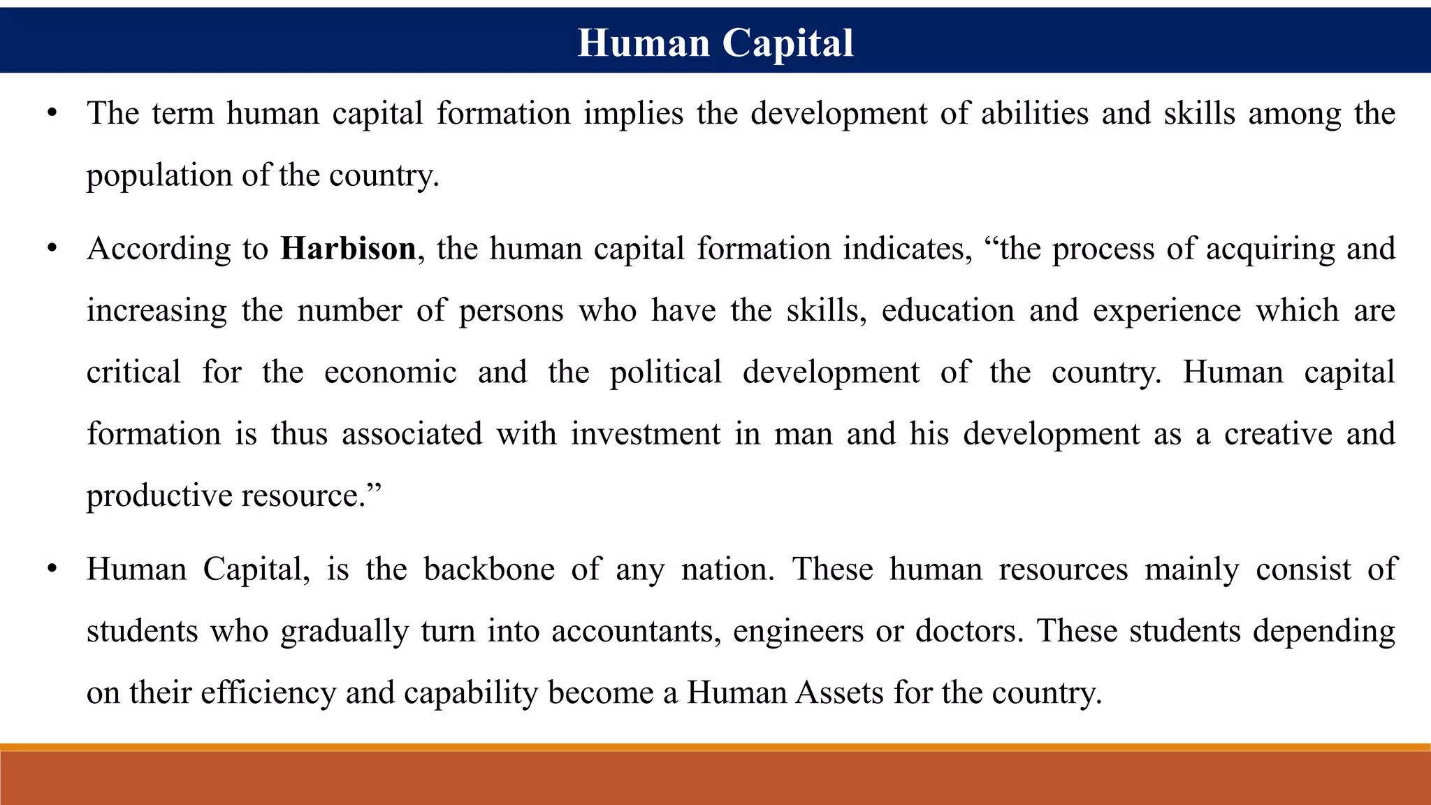 Education for Accelerating Human Resource Capital | PPTX