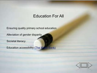 Education for all | PPTX