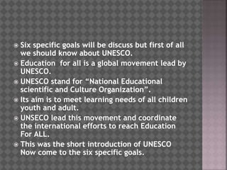 Education for all | PPTX