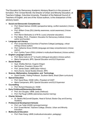 Education for Democracy Professional Development Proposal | PDF