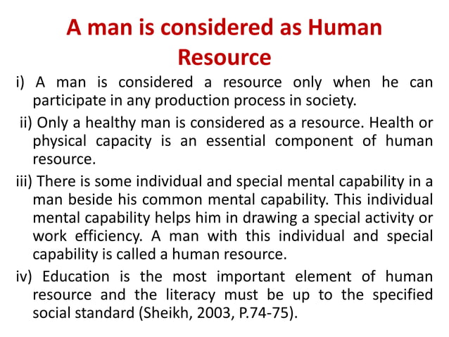 Education for human resource development | PPTX