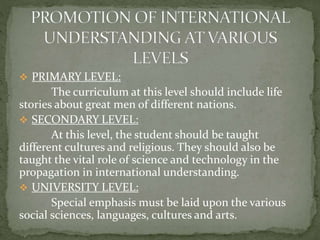 Sociology Education for international understanding | PPT