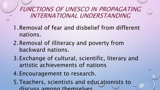 Education for International Understanding | PPTX