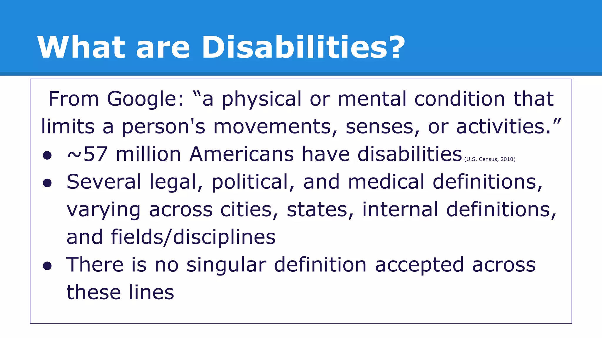 Disability and Faith Communities | PPTX