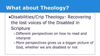 Disability and Faith Communities | PPTX