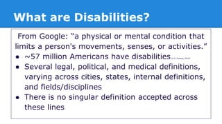 Disability and Faith Communities | PPTX