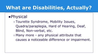 Disability and Faith Communities | PPTX