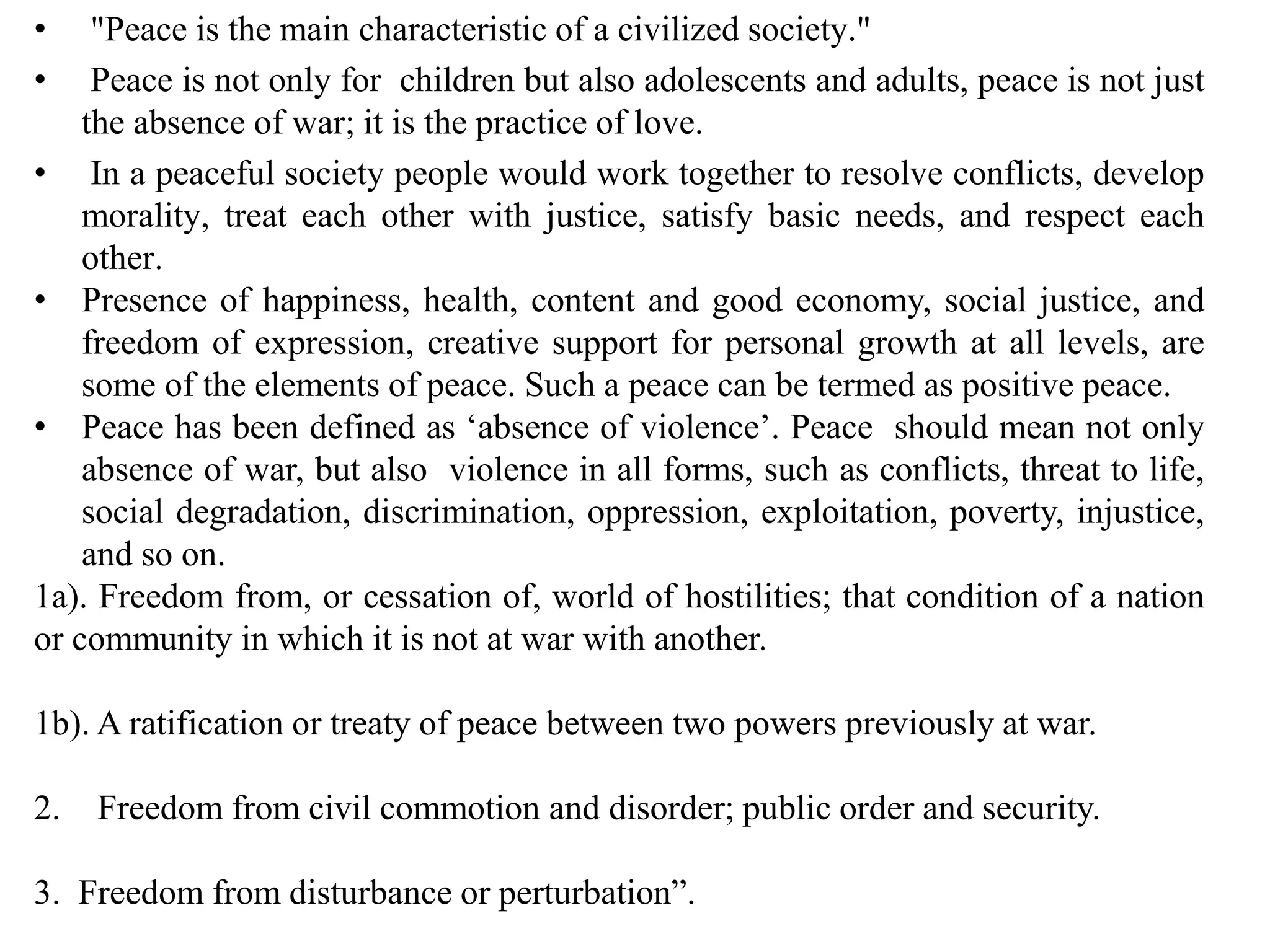 Education for peace | PPTX