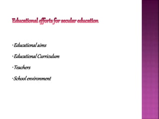 Education for secularism | PPTX