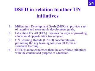 Education for sustainable development | PPT