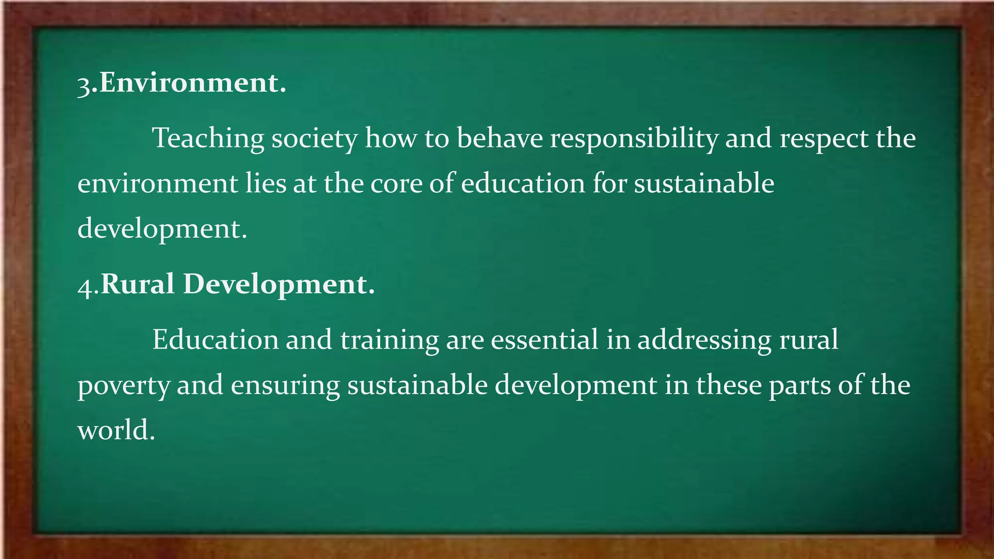 Education For Sustainable Development | PPTX