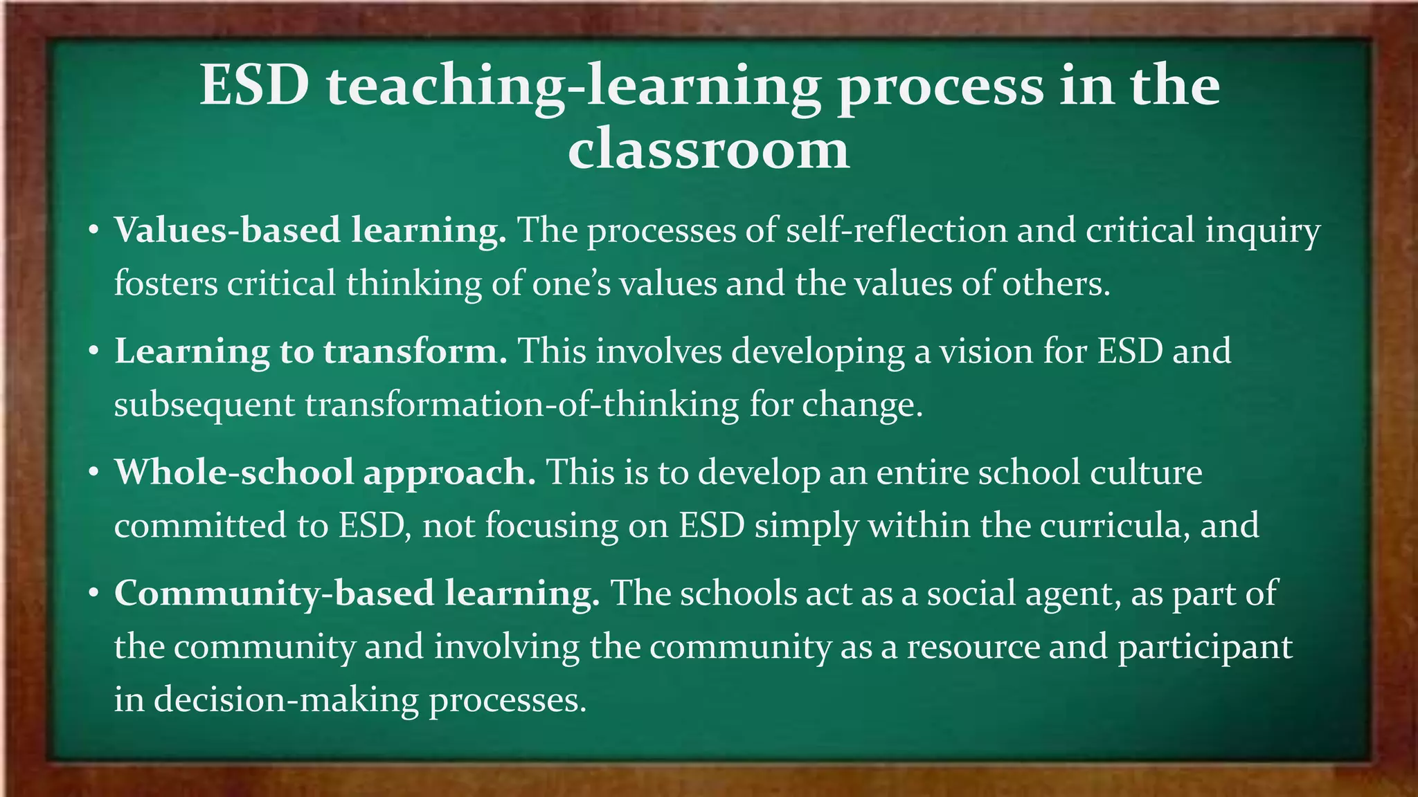 Education For Sustainable Development | PPTX