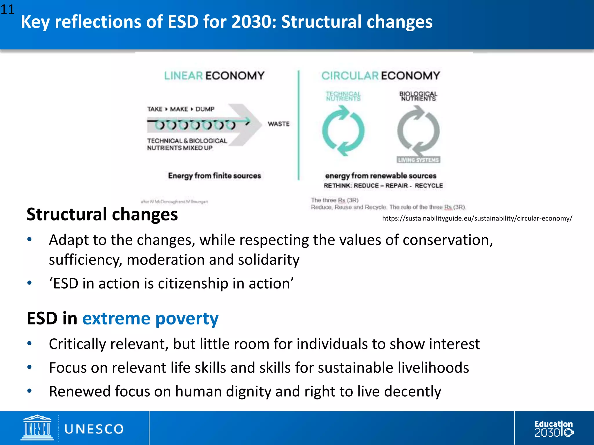 "Education for Sustainable Development for 2030" | PPTX