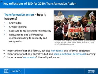 "Education for Sustainable Development for 2030" | PPTX