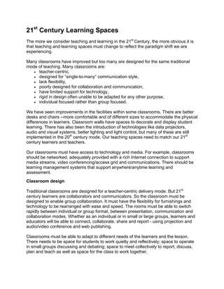 Education for the 21st century: the basics | PDF