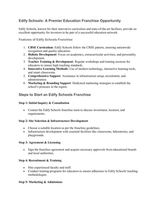 Education Franchise in India- A Lucrative Opportunity with Edify ...