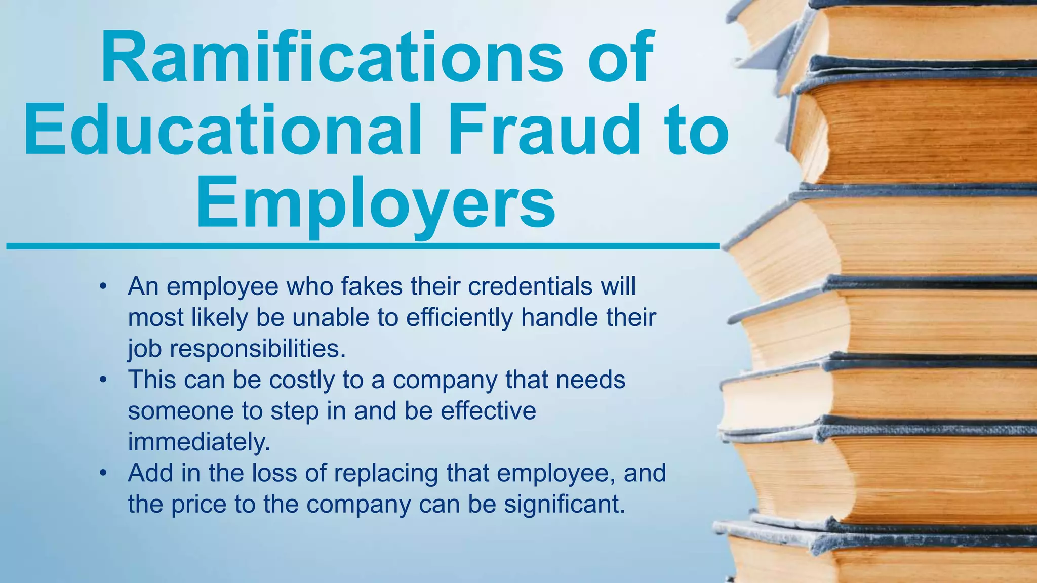 Education Fraud | PPTX