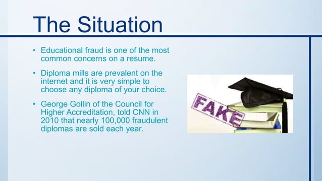 Education Fraud | PPT